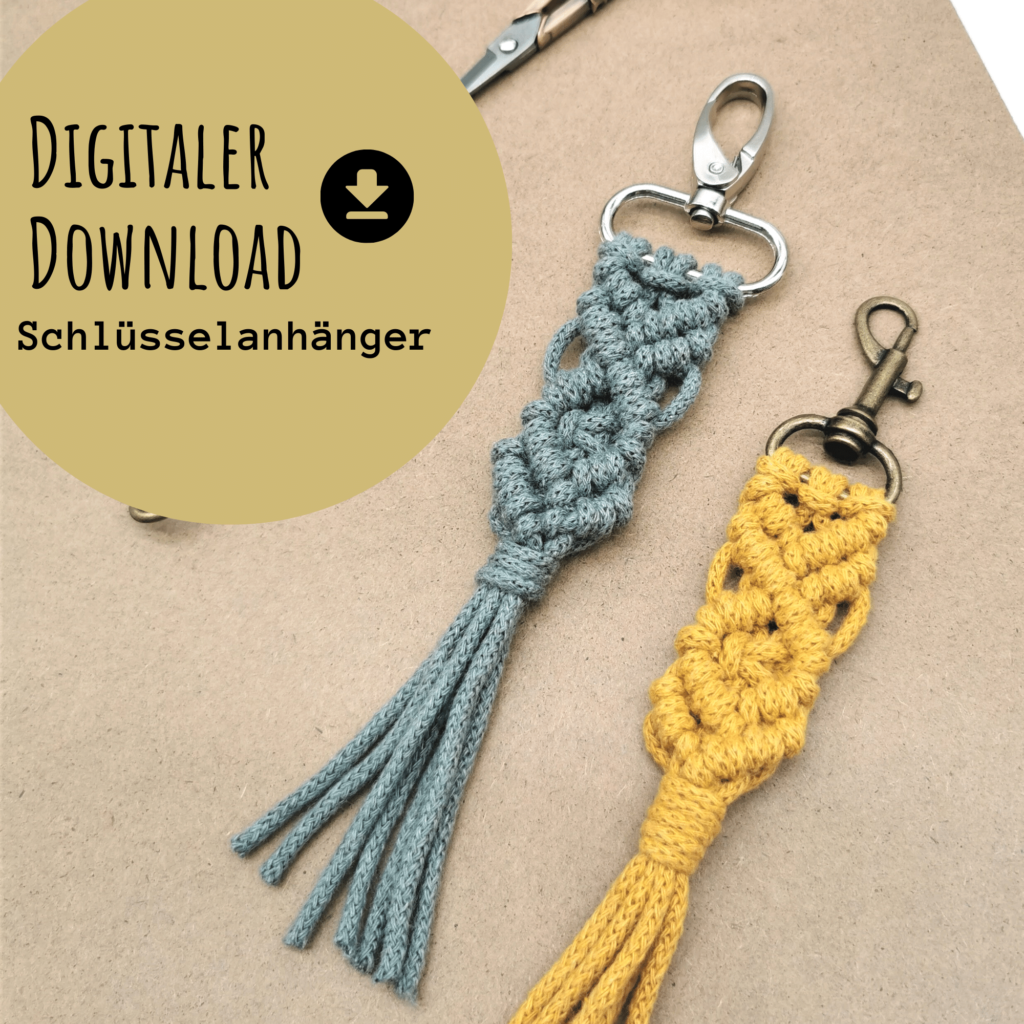 Makramée Handykette DIY Set mit Video-Anleitung Paris