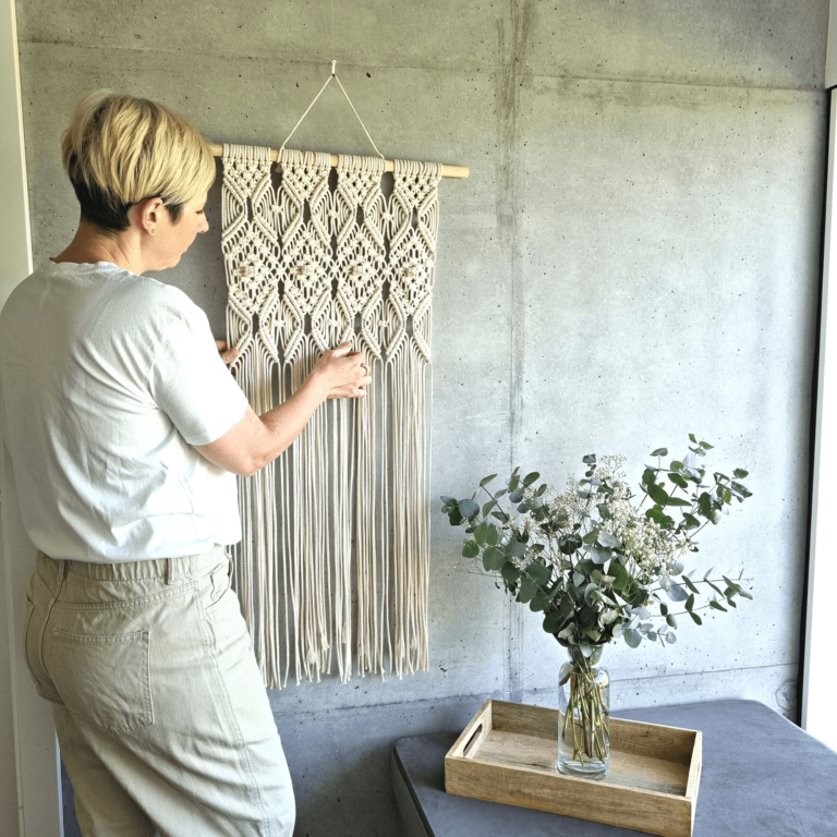 Makramée Weihnachtsdeko DIY-Set mit Video-Anleitung